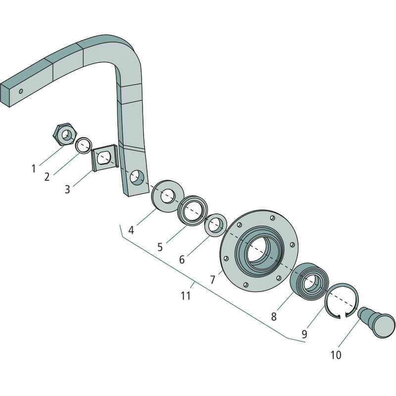 Concave disc (18017 34910017) - Spare parts for agricultural machinery ...