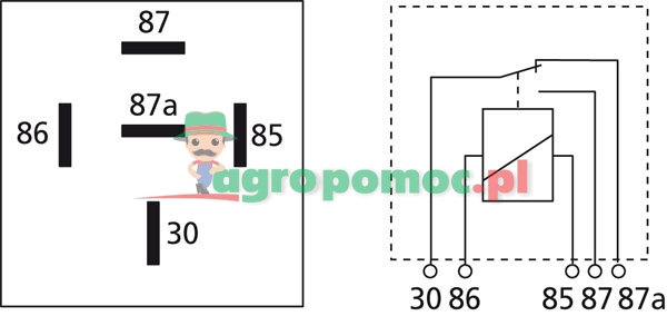 Hella Relay AL69699, 0332204125 (4554RD 933332041) - Spare parts for ...