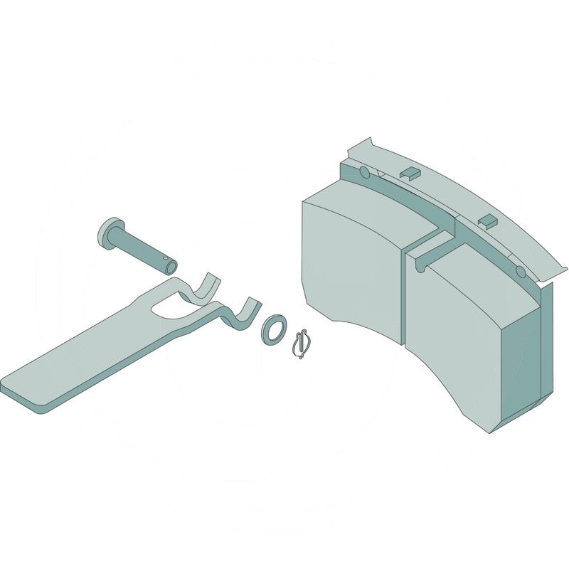 SAF Holland Brake lining set (1783 057 0078 00) - Spare parts for ...
