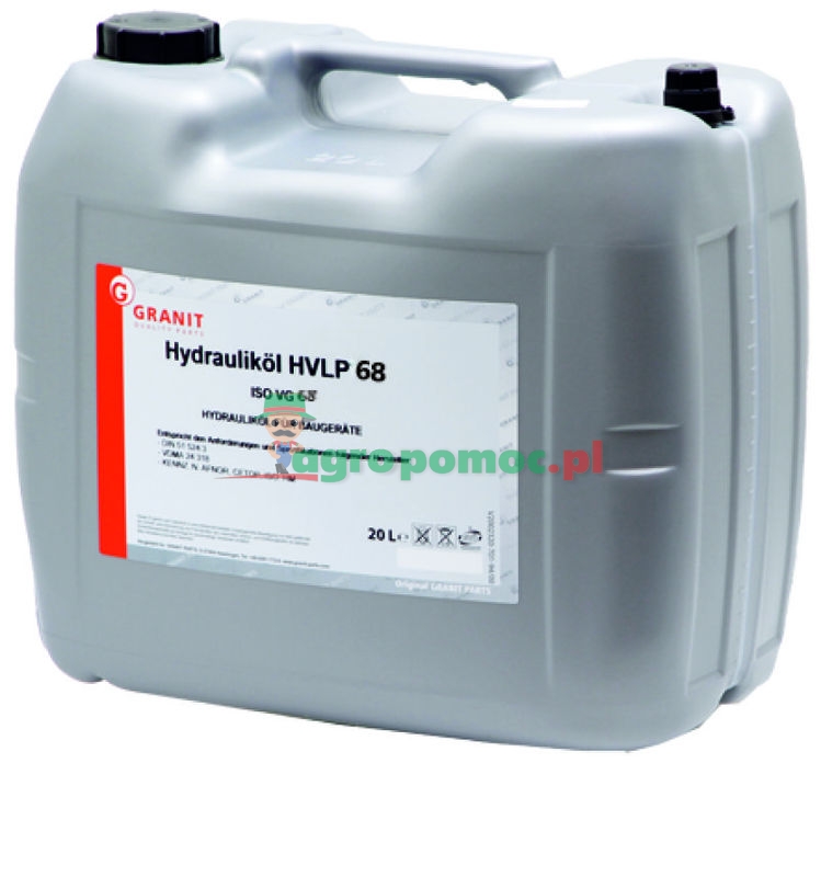 Hydraulic oil HVLP 68 (210HVLP68 GEB20) - Spare parts for agricultural ...